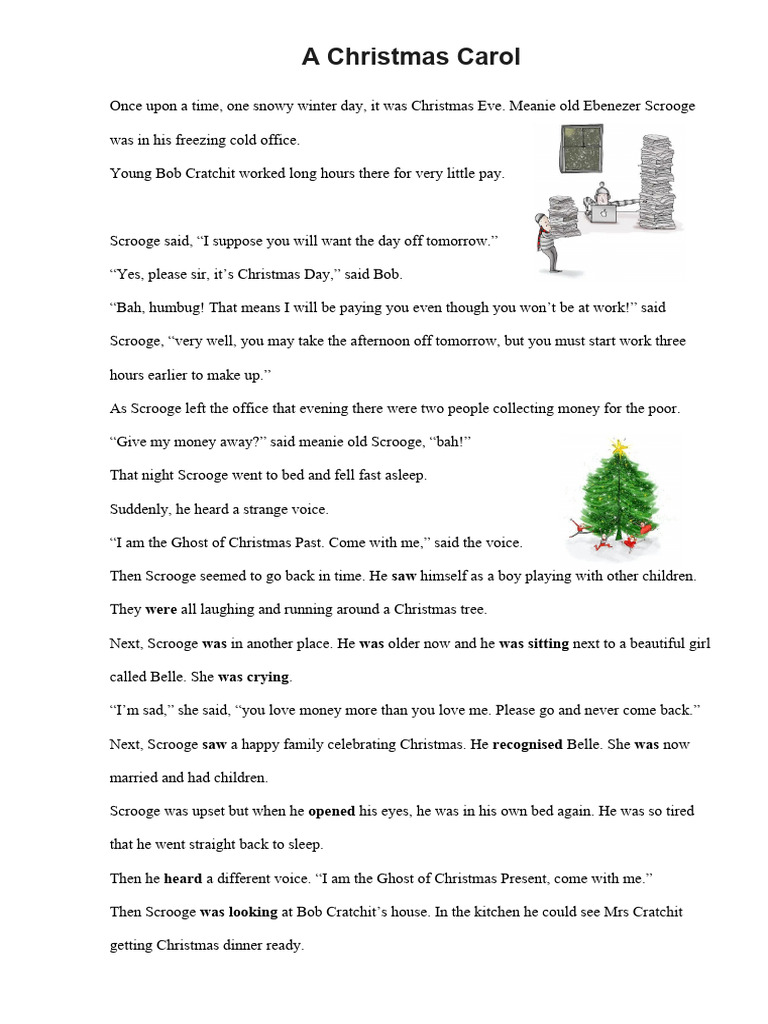 A Christmas Carol | PDF | Ebenezer Scrooge | Tiny Tim (A Christmas Carol)