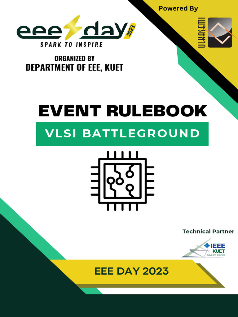 VLSI Battleground EEE Day 2023 Rules | PDF | Design | Systems Engineering