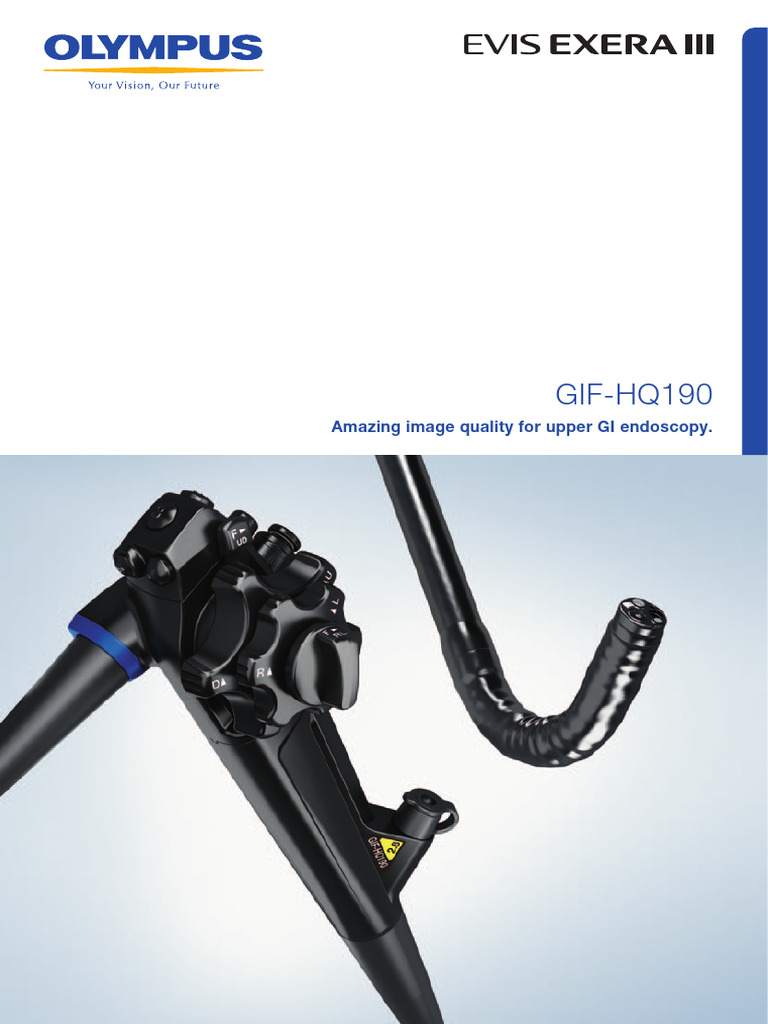 Upper GI Endoscopy GIF-HQ190 Specs | PDF | Optics | Equipment