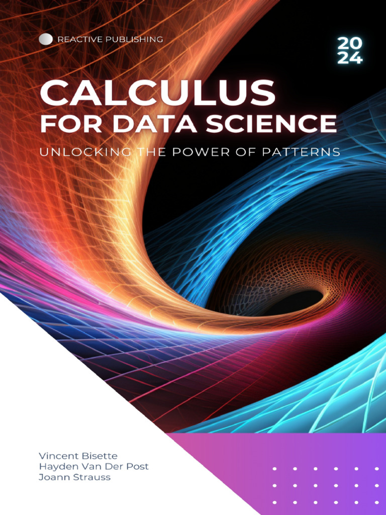 Calculus Data Science | PDF | Mathematical Optimization | Machine Learning
