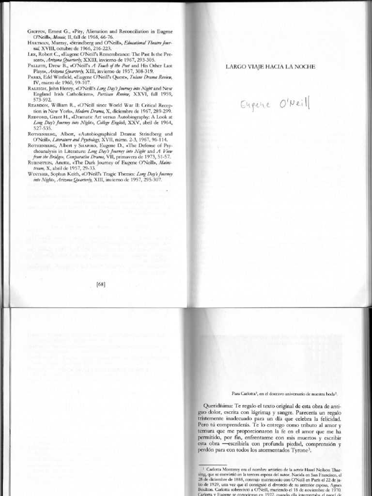 Largo Viaje Hacia La Noche (Acot.) | PDF