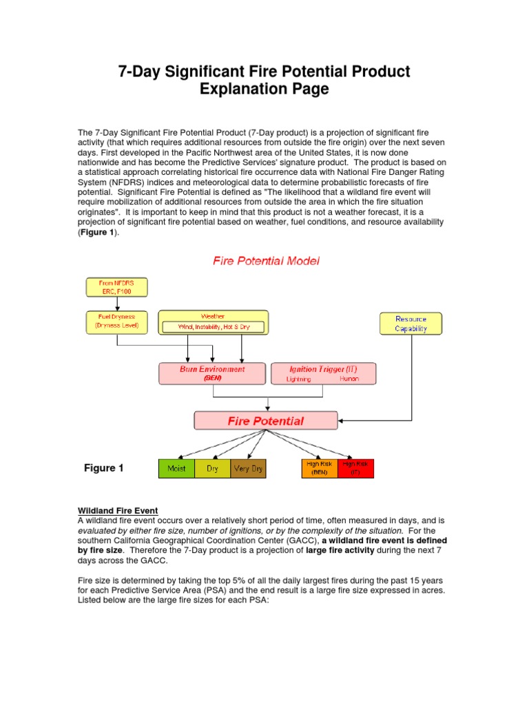 SoCal 7 Day Fire Potential | PDF | Wildfire | Desert