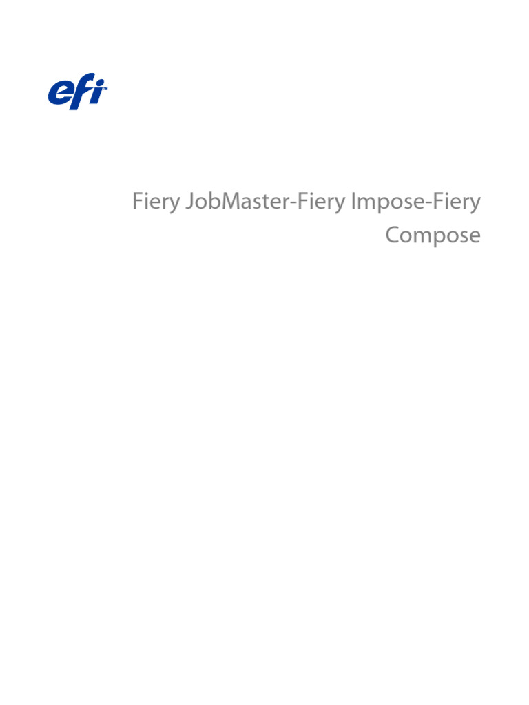 Fiery | PDF | Image Scanner | Page Layout