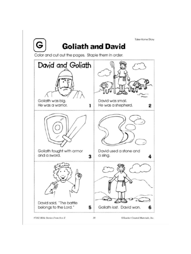 Act. For Kids David and Goliath | PDF