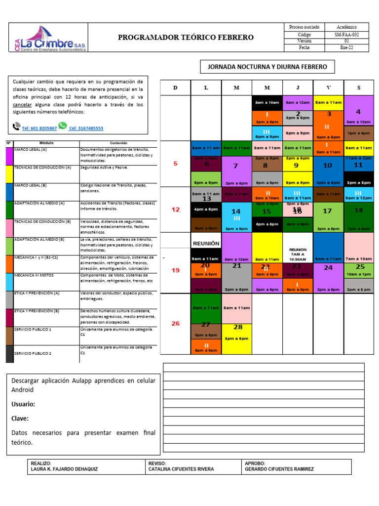 Faa-032 Programador Clases Teoricas 2022 | PDF | Transporte
