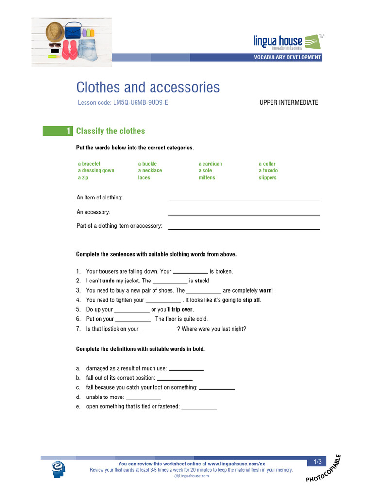 Clothes and Accessories | PDF | Clothing | Style