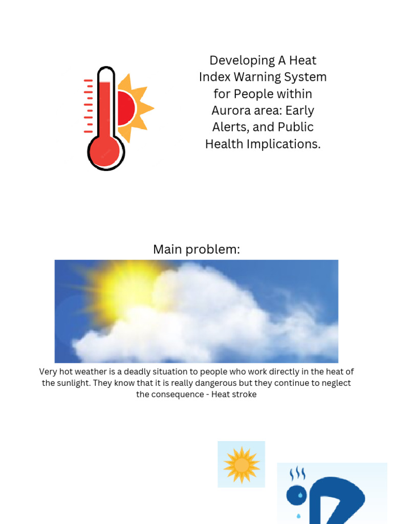 Developing A Heat Index Warning System For People Within Aurora Area ...