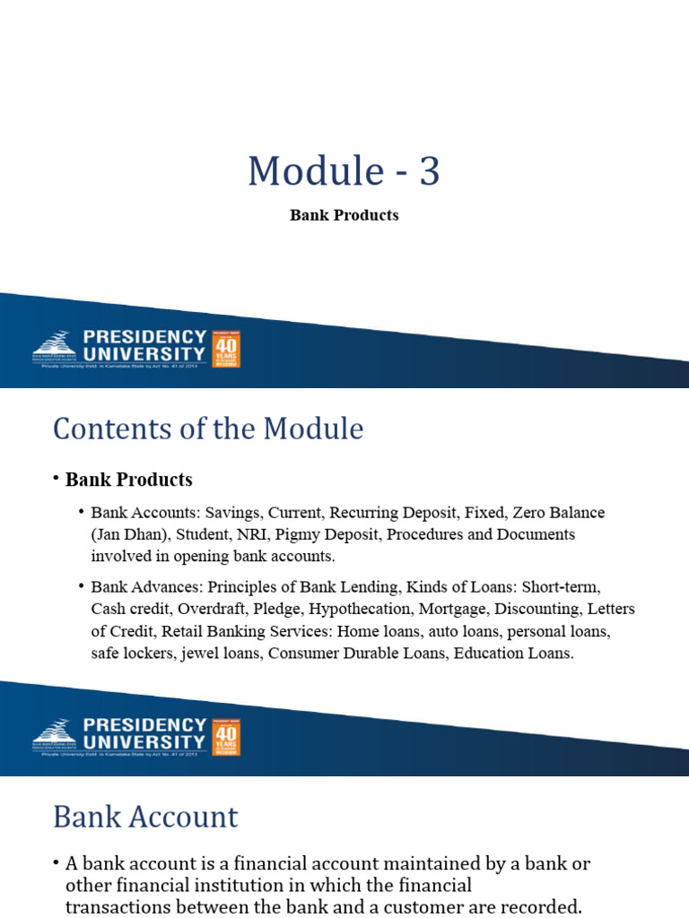 PPB Module 3 | PDF | Loans | Letter Of Credit