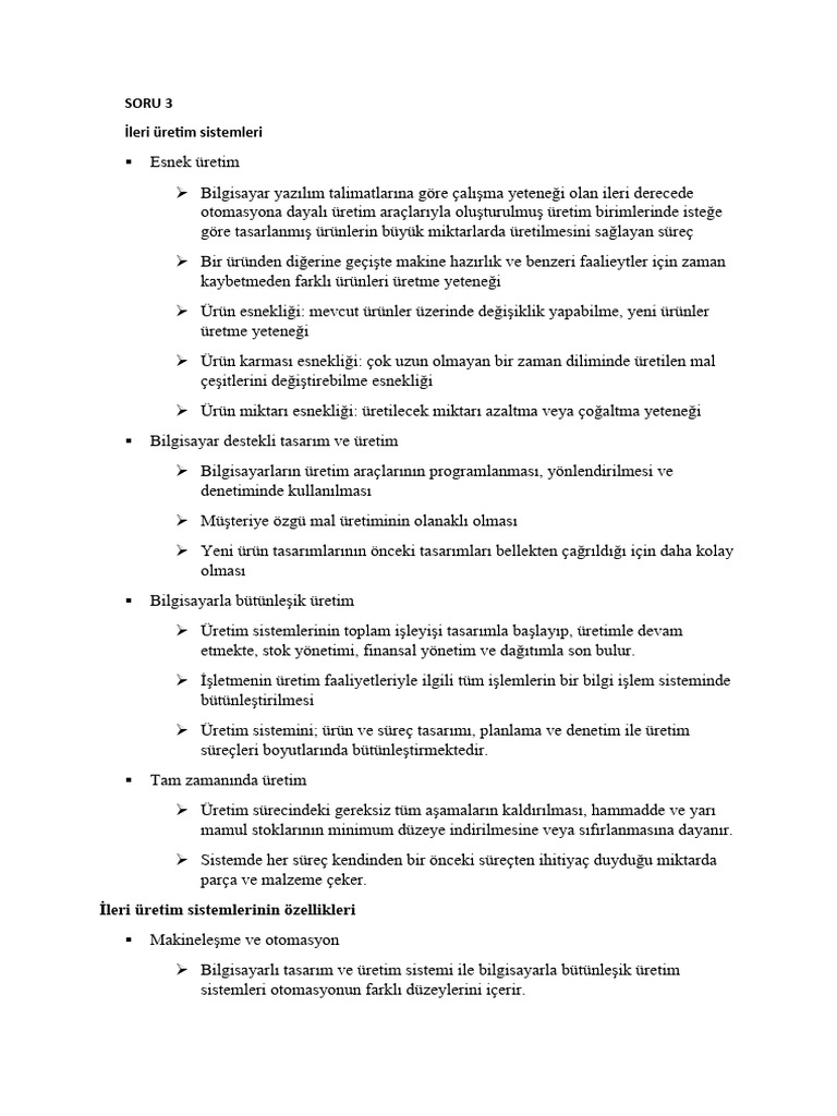 Genel Işletme Vize 2021 | PDF