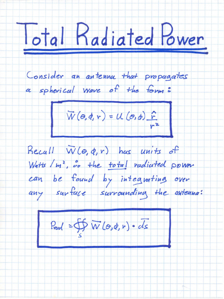 Total Radiated Power | PDF