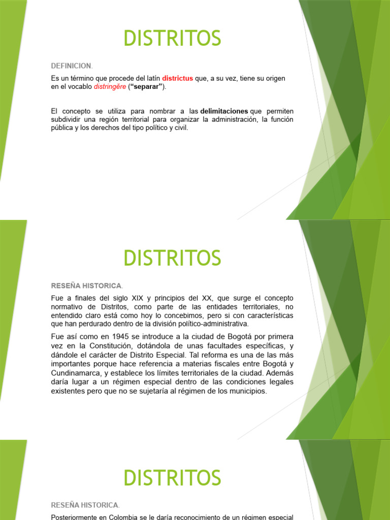 Exposicion Sobre Distrito | PDF | Gobierno