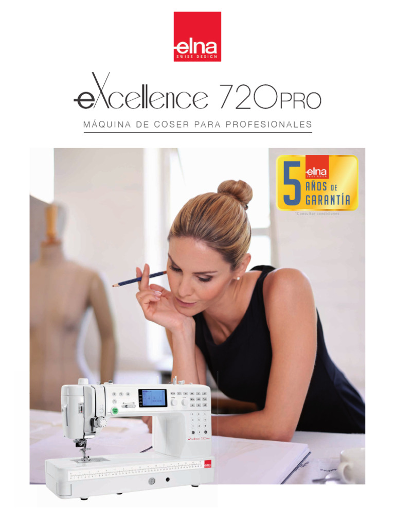 Elna Excellence 720 Pro | PDF | Máquina de coser | Bienes manufacturados