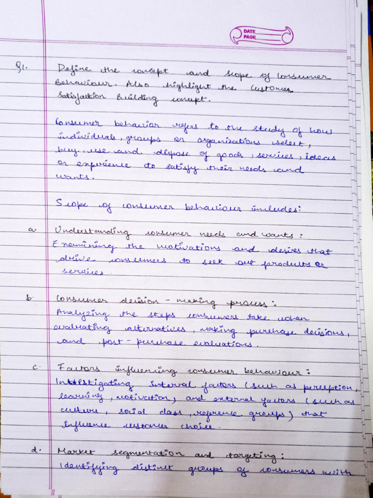 Consumer Behaviour Pdf