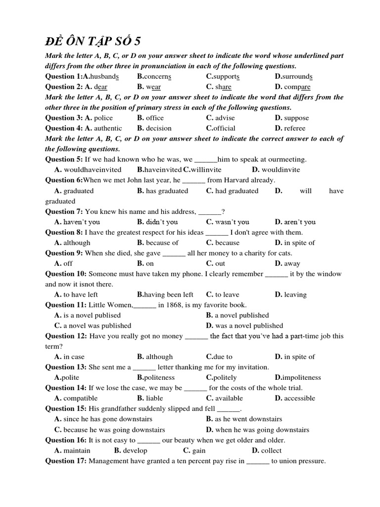 English Exam Practice Test | PDF | Intermittent Fasting | Obesity