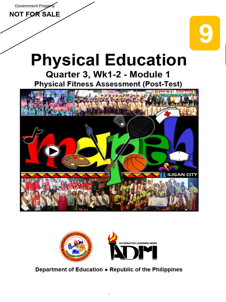 Pe9 q3 Mod1 PhysicalFitnessAssessment v2 | PDF | Physical Fitness | Learning