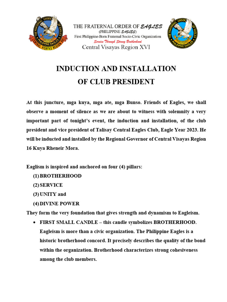 Induction Formal | PDF | Religious Belief And Doctrine | Theology