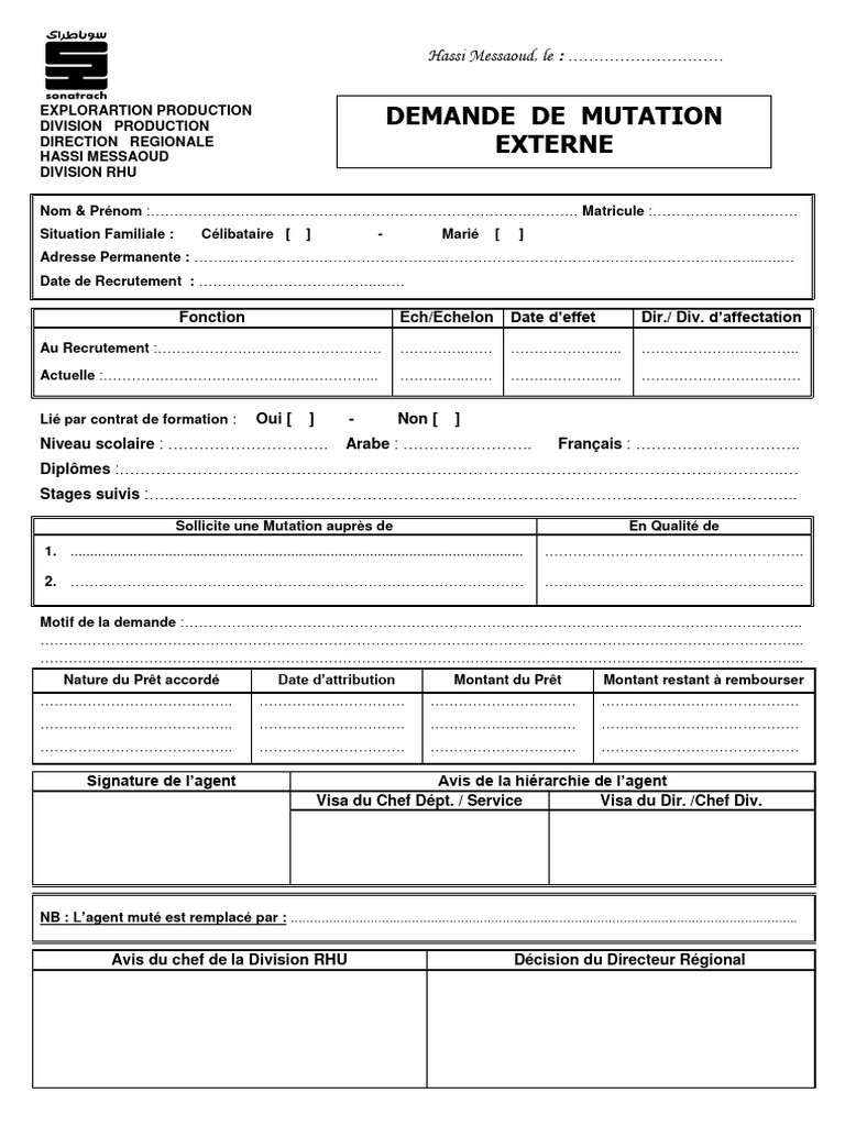 Formulaires Administratifs | PDF
