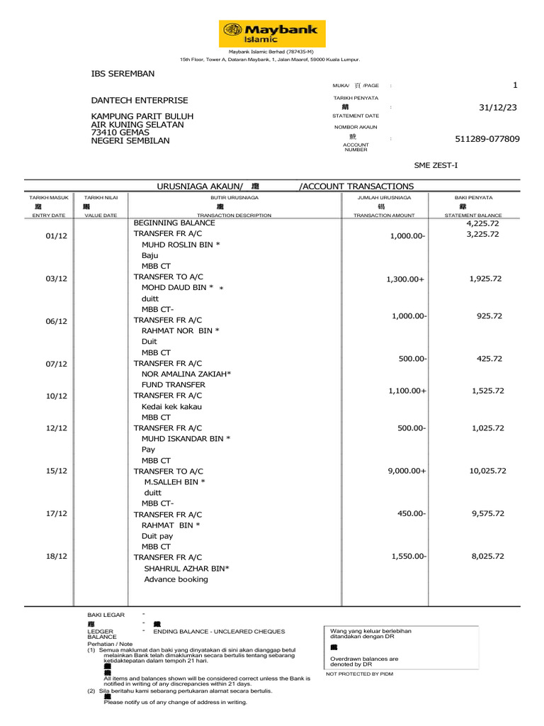 Mbb-statementCA Dec23 | PDF