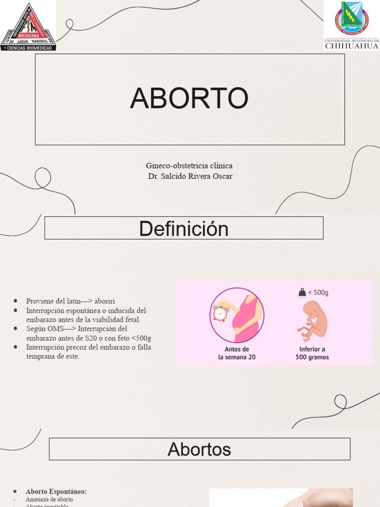 Aborto | Descargar gratis PDF | Aborto espontáneo | El embarazo