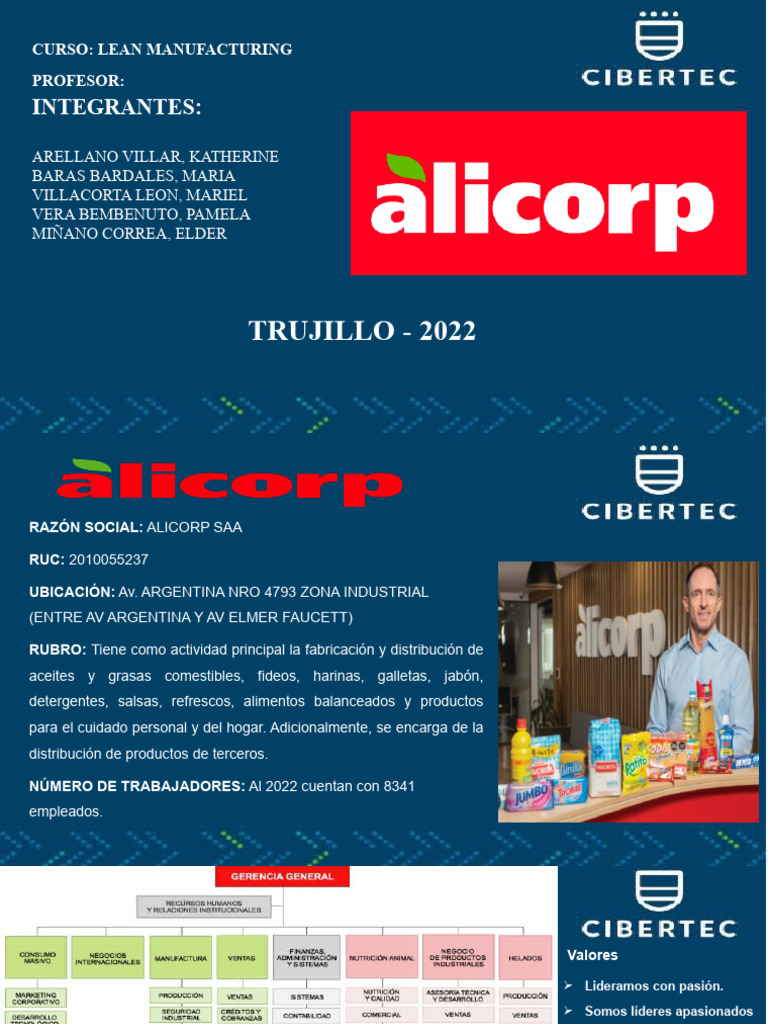 Proyecto Lean Manufacturing 12.12.22 - Empresa Alicorp | PDF | Business ...