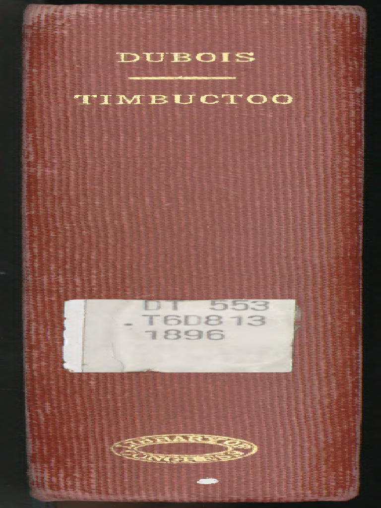 Timbuctoo Felix Dubois | PDF
