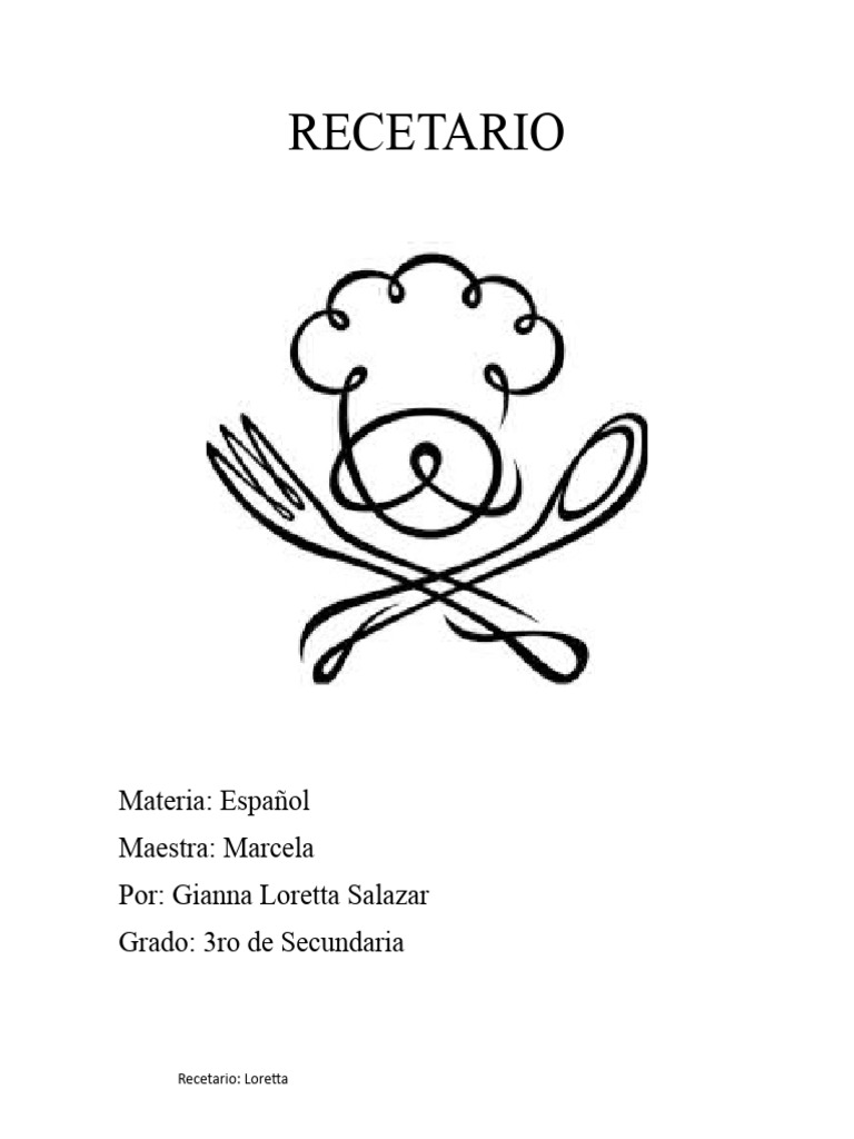 Recetario Pdf Caldo Sopa De Pollo