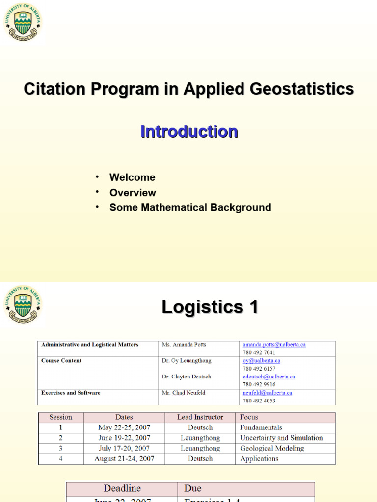 Lec01-1 Introduction | PDF | Uncertainty | Statistics