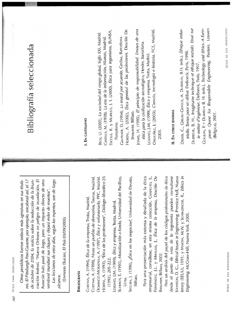 ÉTICA PARA INGENIEROS-Cap.9 | PDF