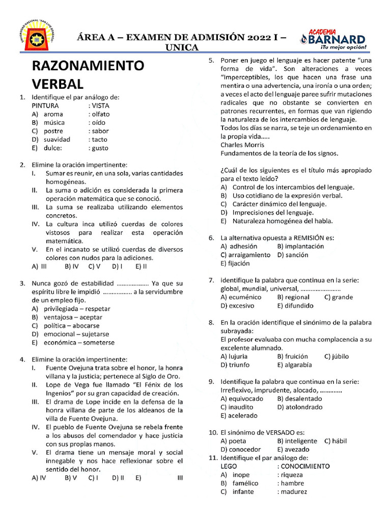 Examen A | PDF