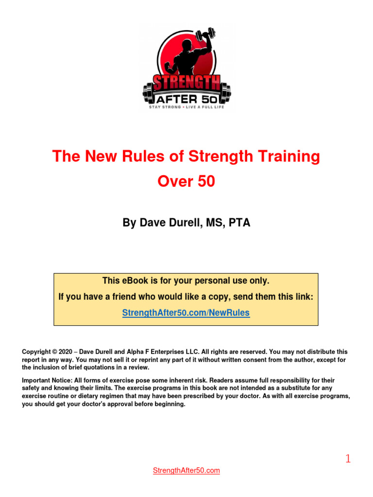 The New Rules of Strength Training New | PDF | Strength Training ...
