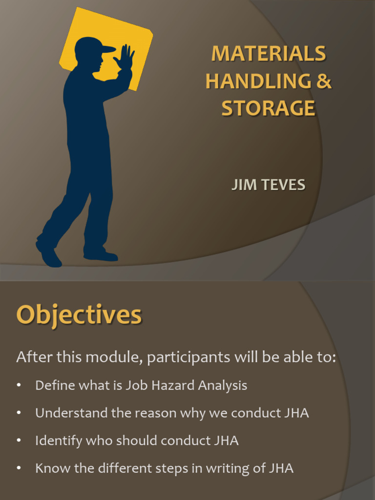 Materials Handling & Storage | PDF | Toxicity | Hazards
