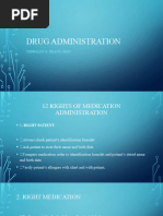 10 Rights To Medication Administration | PDF