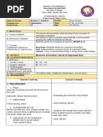 Detailed Lesson Plan in Math 10 (The Percentiles For Ungrouped Data ...