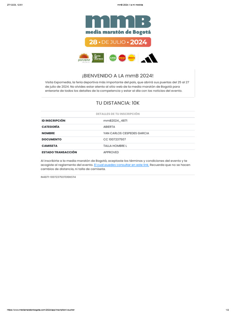 MMB 2024 - A Mi Medida | PDF