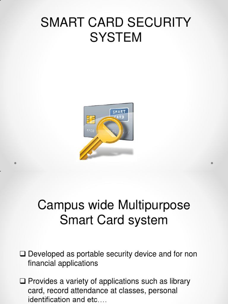 Smart Card Security System | Download Free PDF | Smart Card ...