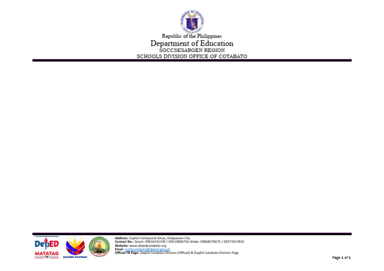 Landscape A4 Matatag Bagong Pilipinas | PDF