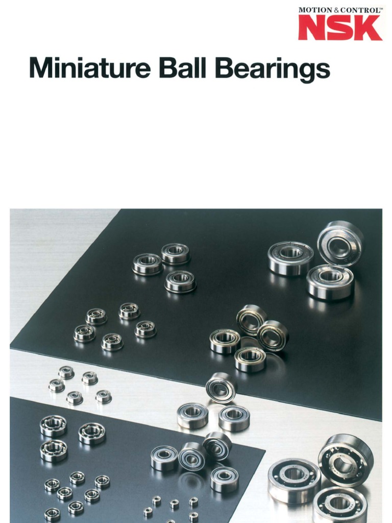 NSK Bearings-General Catalogs | PDF | Bearing (Mechanical) | Friction