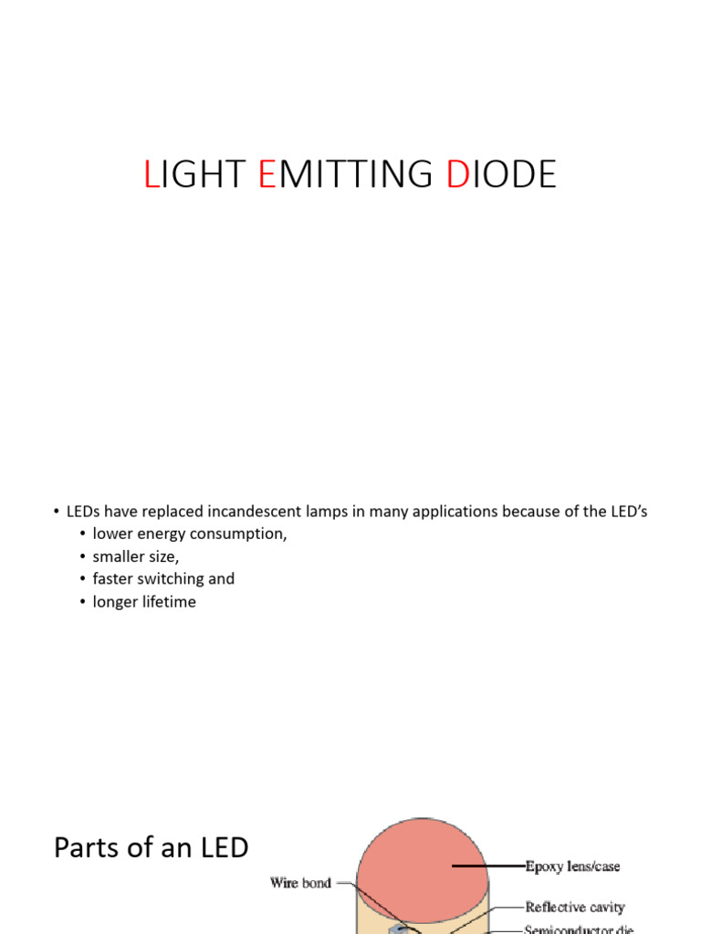 LED and BJT | PDF | Bipolar Junction Transistor | Light Emitting Diode
