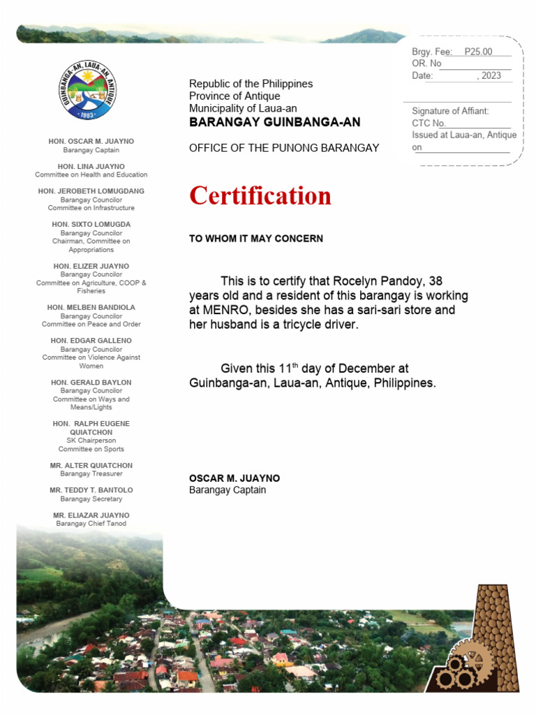 Proof of Income Cert | PDF