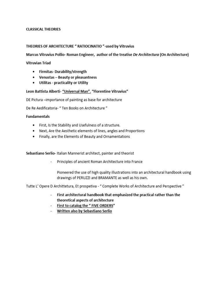 Classical-Theories 010245 | PDF | Architectural Design | Architecture