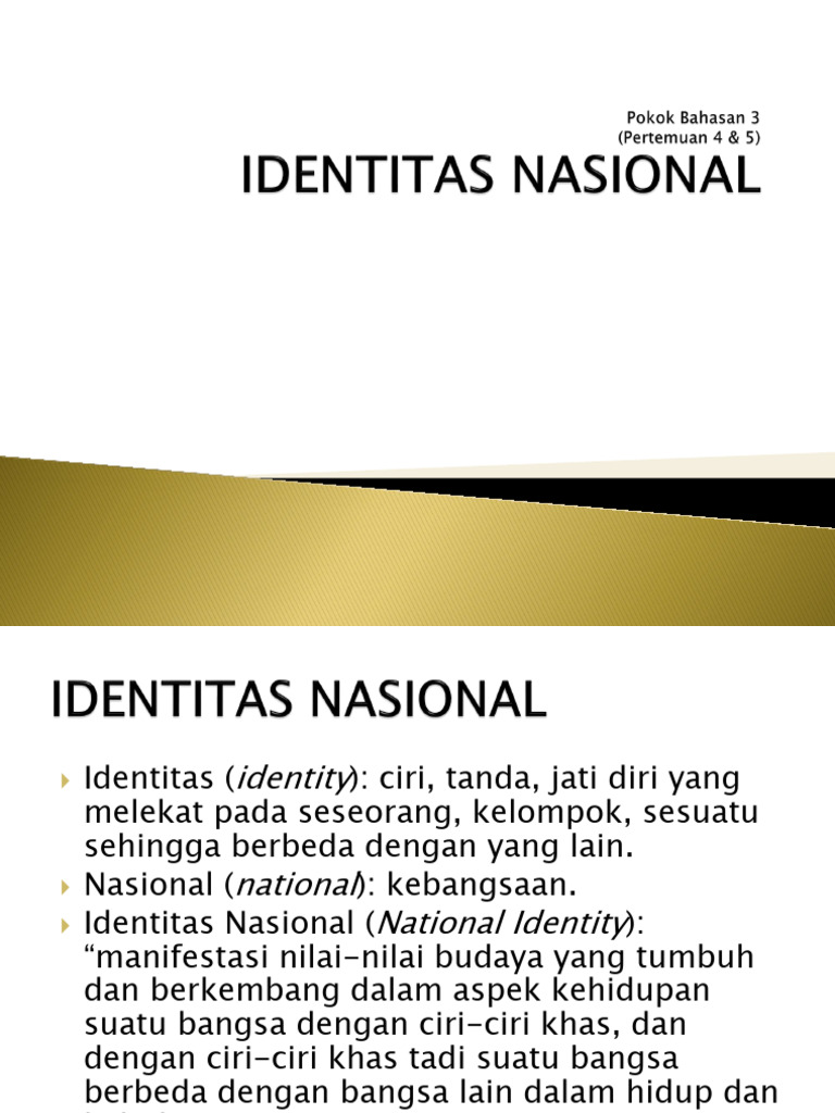 PKN 2 - IDENTITAS NASIONAL | PDF | Sejarah