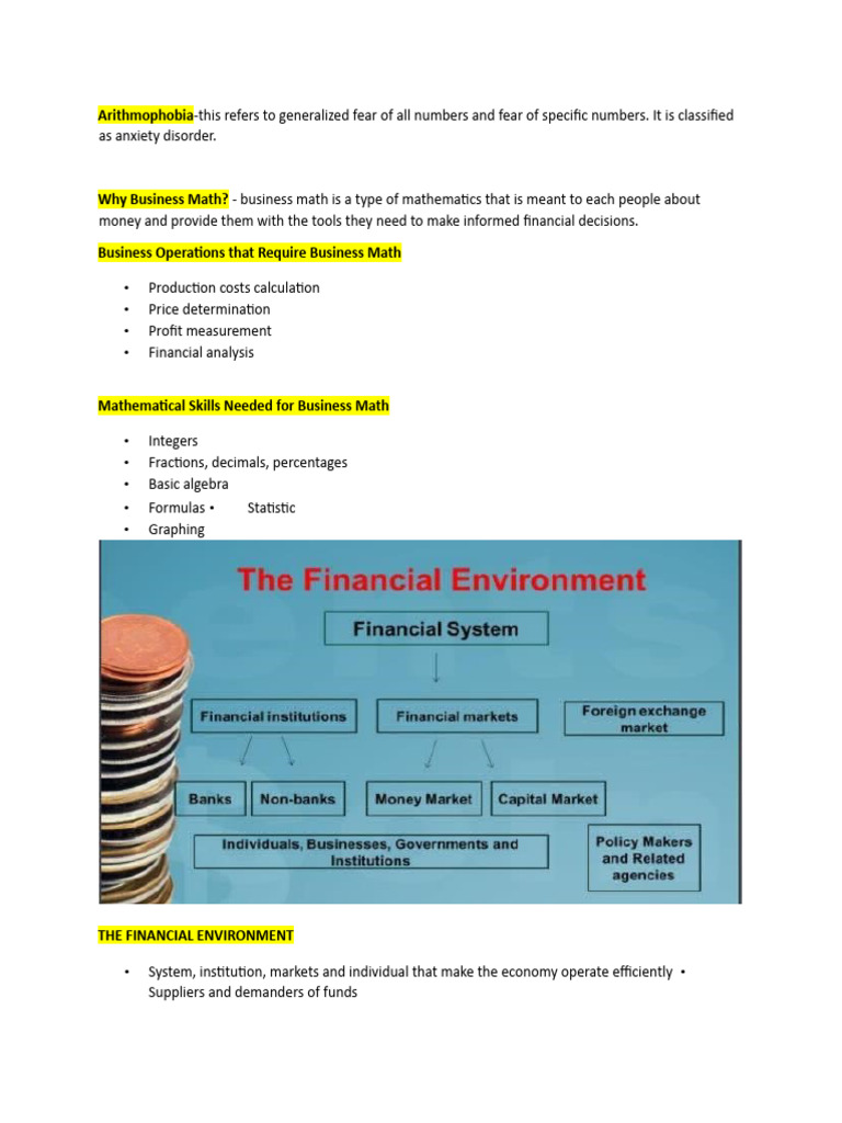 Business Math Reviewer ( | PDF | Cheque | Partnership