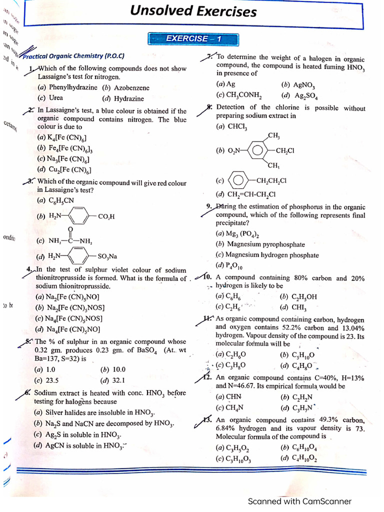 POC + Chemistry in Everyday Life Questions From Module | PDF