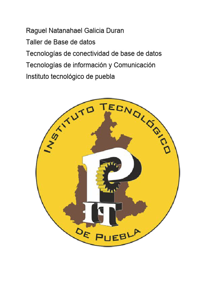 Tecnologías de Conectividad de Base de Datos | PDF | Bases de datos ...