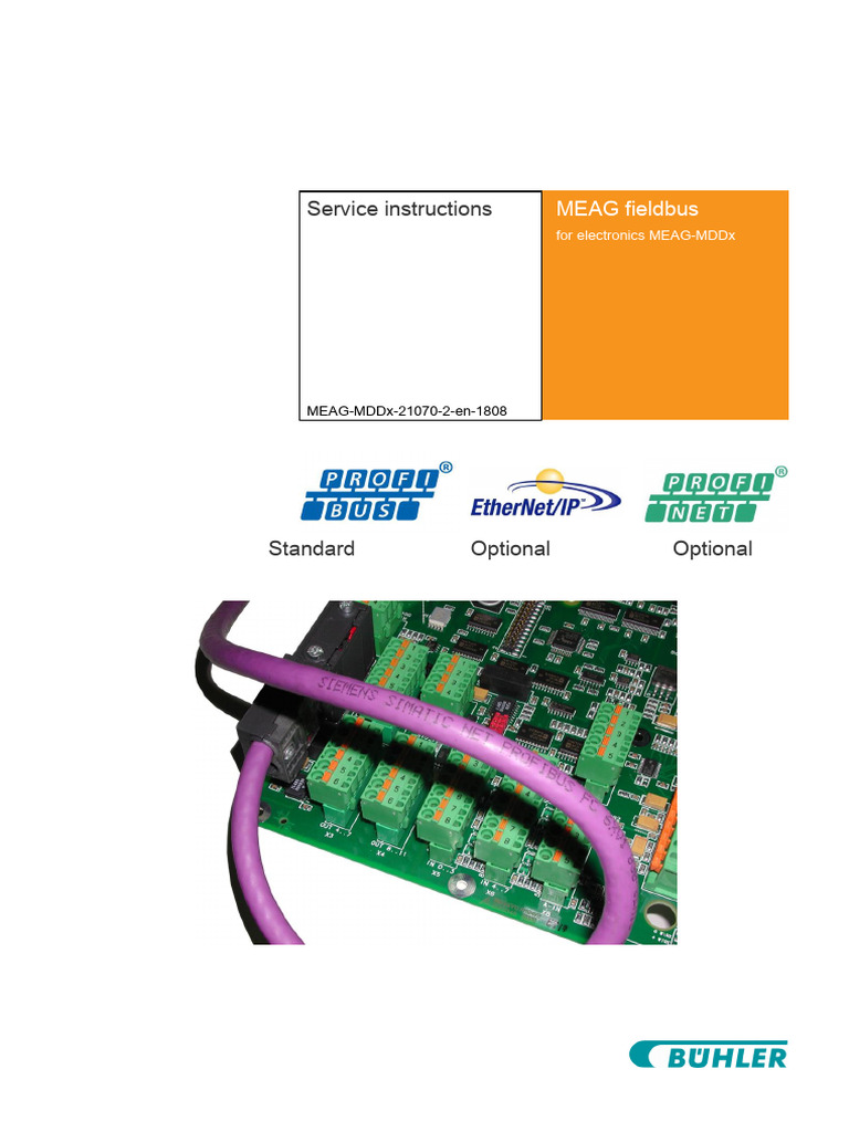 Service Instructions: MEAG Fieldbus | PDF | Bit | Computer Engineering