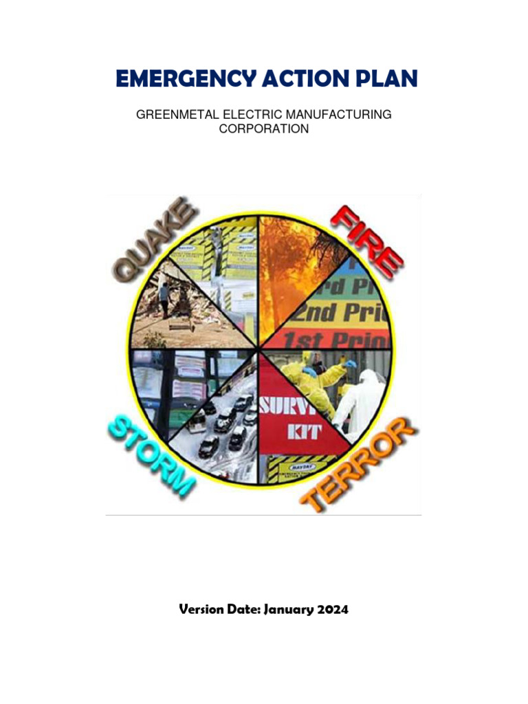Emergency Action Plan | PDF | Emergency Evacuation | Emergency
