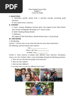 DLL - Eng8 - Q3 - Week 1 | PDF | Reading Comprehension | Learning