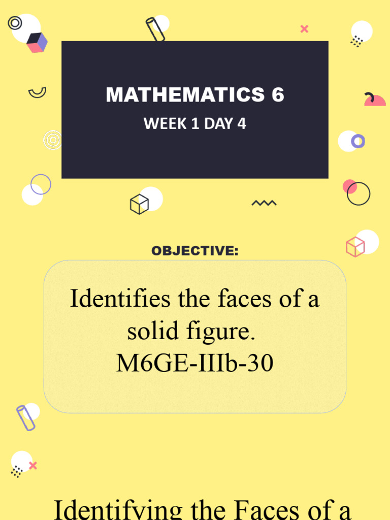 Mathematics 6 Week 1 Day 4 | PDF