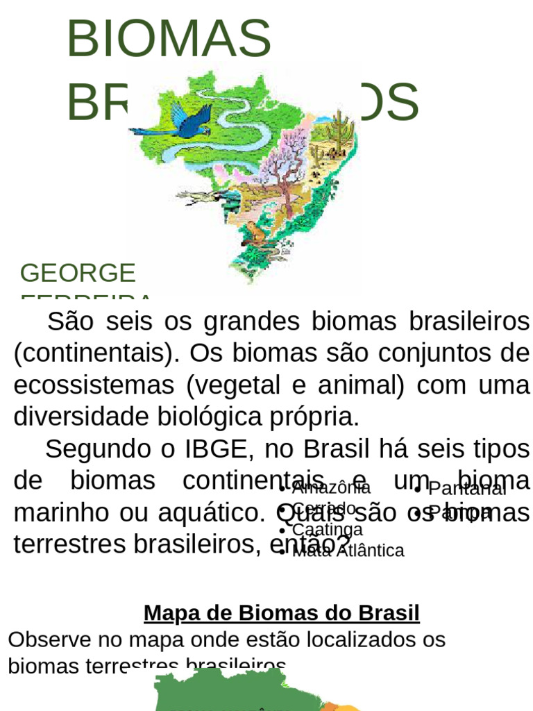 Seis Biomas Brasileiros e Suas Características | PDF | Floresta ...