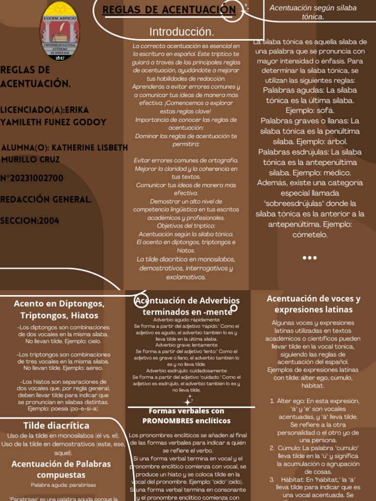 Reglas de Acentuacion. | PDF | Idiomas | Estudios de idiomas extranjeros